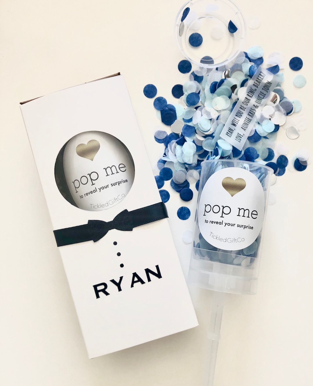 Ring Bearer Proposal Confetti Pop - Custom Surprise Message - Etsy