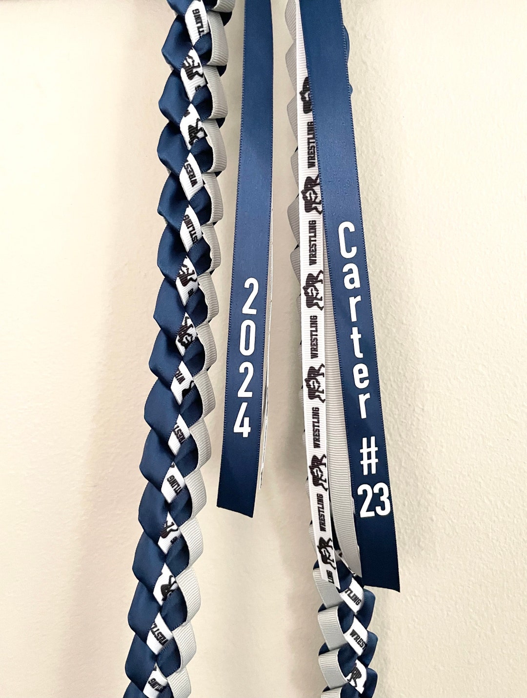 WRESTLING Ribbon Lei/senior Night Gift - Etsy