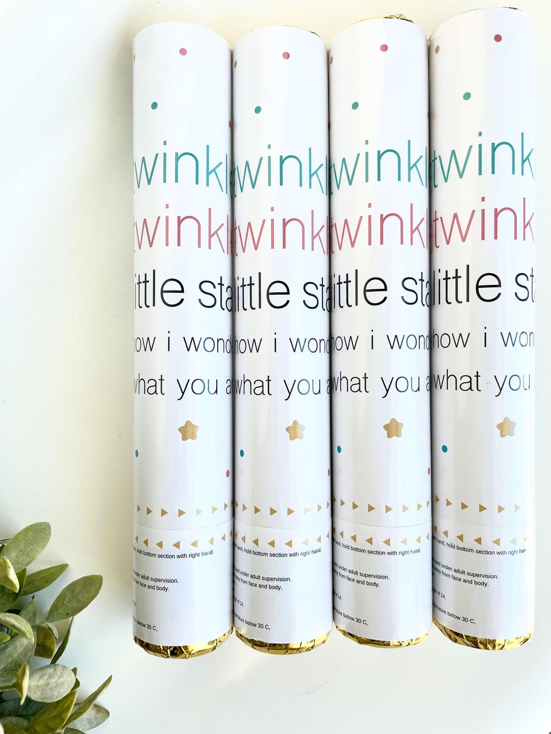 Gender Reveal Confetti Pops (twinkle Twinkle Little Star) 11" - Set of ...