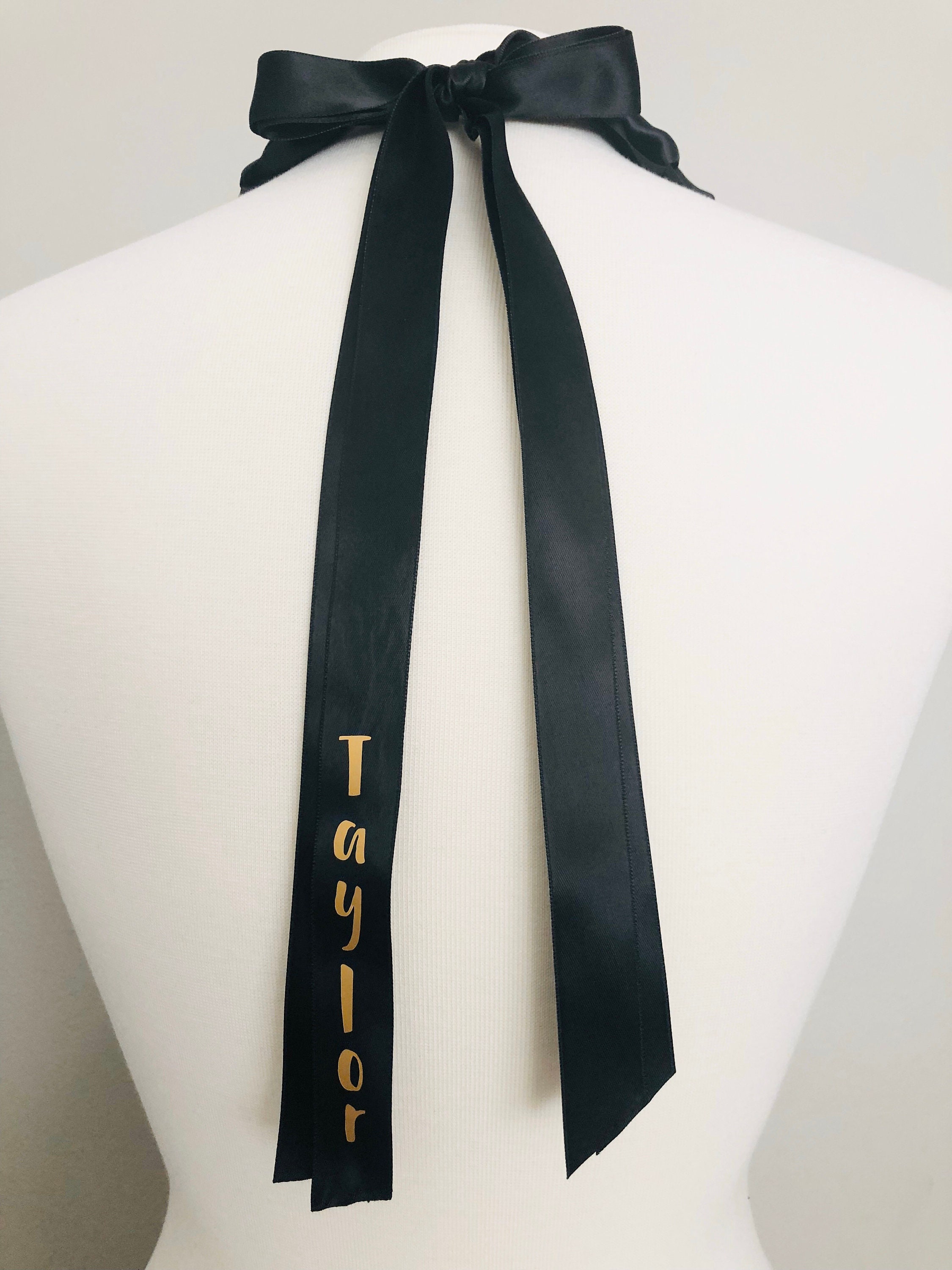 Happy Birthday Lei Sash: 30th, 40th, 50th Personalized Satin Ribbon Lei ...