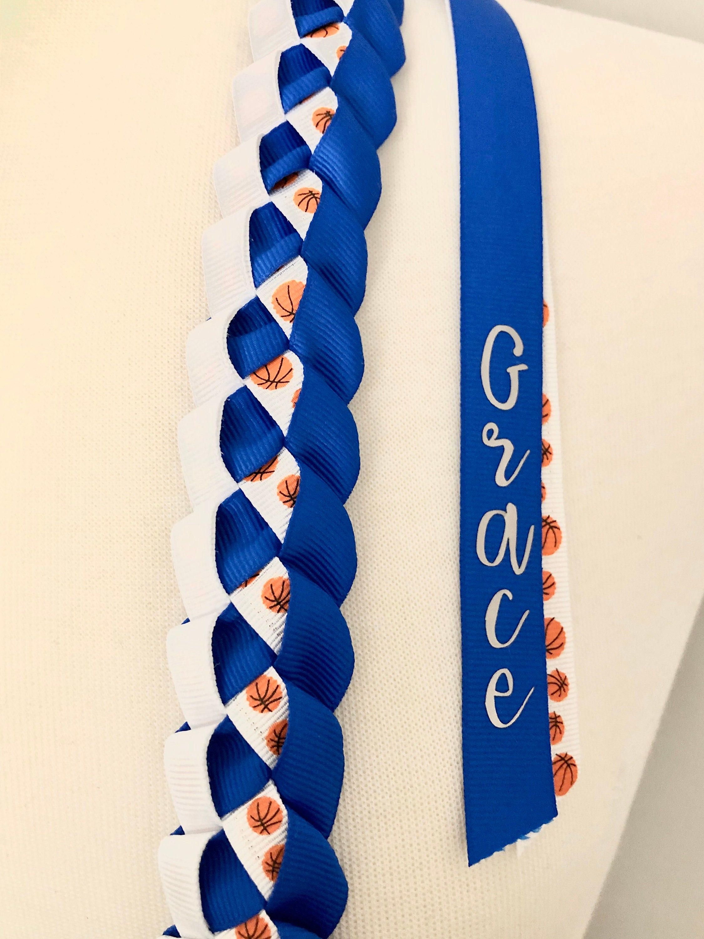Basketball Ribbon Lei/senior Night Gift - Etsy