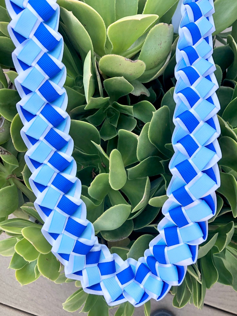 3-D Single Braided Ribbon Lei - Etsy