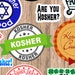 Kosher Stickersjewish Food Sticker Jewish Sticker Pack - Etsy