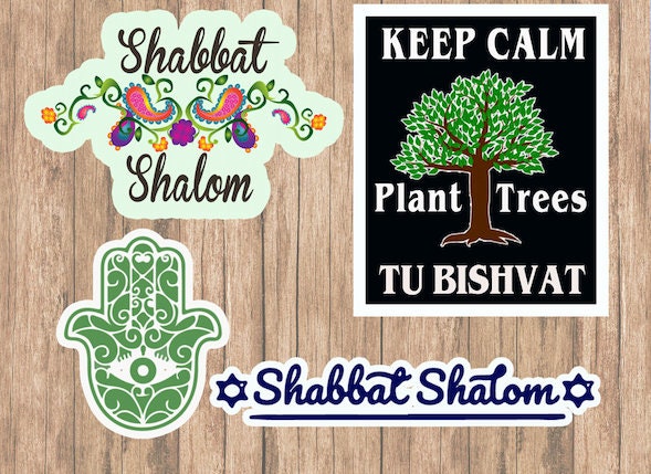 Jewish Stickers Jewish Sticker Pack L'chiam Mitzot OY - Etsy