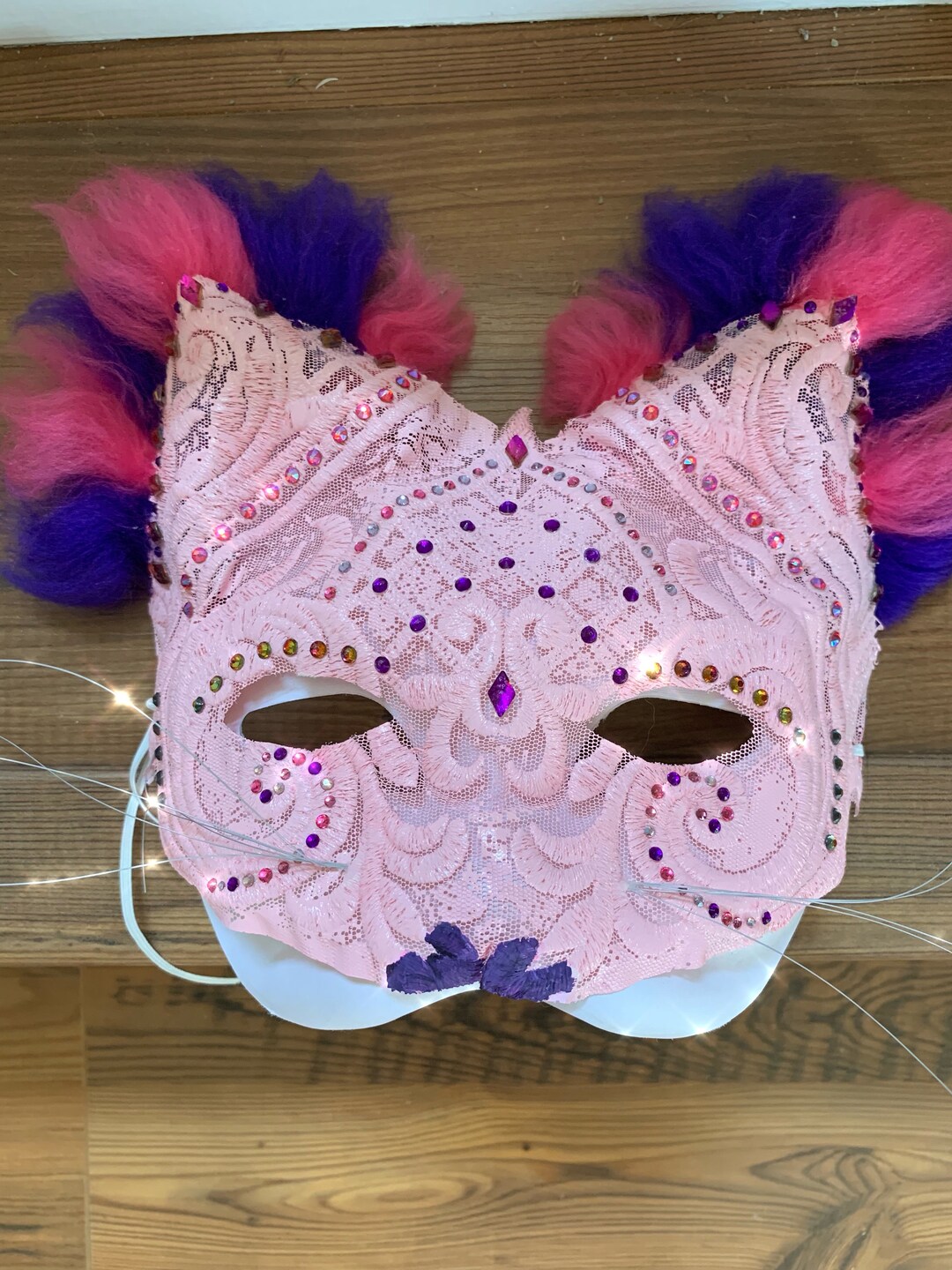 Cheshire Cat, Pink Cat Mask, Alice and Wonderland. - Etsy