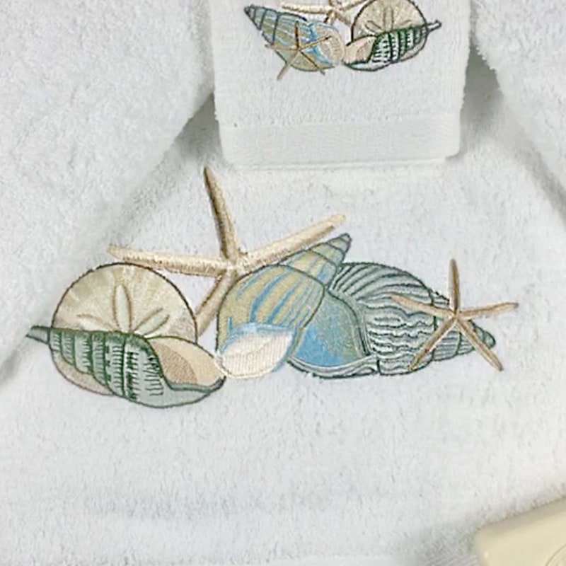 Seashell Towel - Etsy