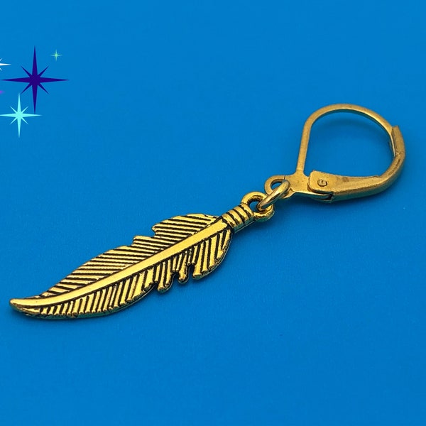 Gold Feather Jewelry - Etsy