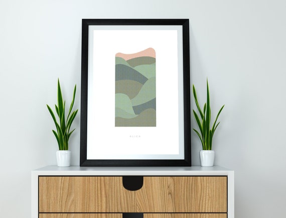 Alien Xenomorph Egg Minimalist Poster | Etsy