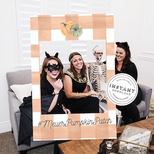 Halloween Photo Booth Frame | INSTANT DOWNLOAD Photo Prop | Farmhouse ...