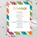 Colorful Confetti Classroom Schedule | Modern Rainbow Teacher Decor ...