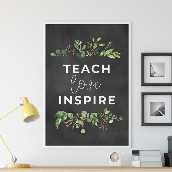 Chalkboard Teacher - Etsy