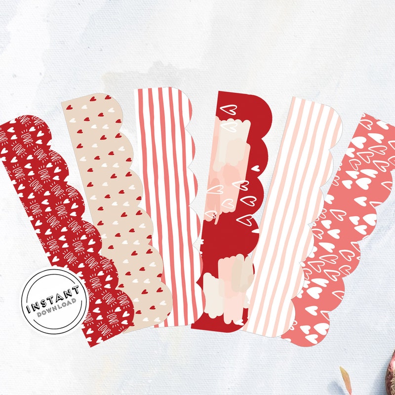 Valentines Day Borders - Etsy