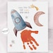 Love You to the Moon Handprint Art Hand Print Craft for Kids - Etsy