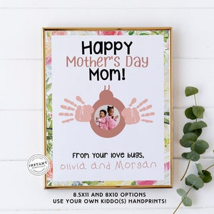EDITABLE Mothers Day Love Bug Lady Bug Hand Craft Printable | Toddler ...