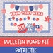 Americana Bulletin Board Kit Bulletin Board Borders, Decor, Letters ...
