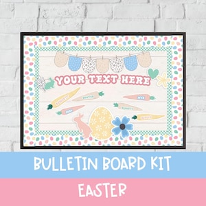 Easter Bulletin Board Kit Bulletin Board Borders, Decor, Letters ...