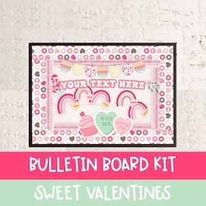 Sweet Valentine Bulletin Board Kit Bulletin Board Borders, Decor ...