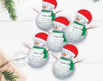 Printable Winter Scavenger Hunt for Kids - Etsy