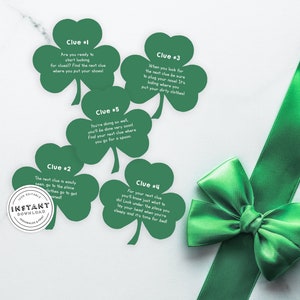 St. Patricks Day Scavenger Hunt for Kids | at Home Holiday Treasure ...