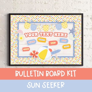 Sun Seeker Summer Bulletin Board Kit Bulletin Board Borders, Decor ...