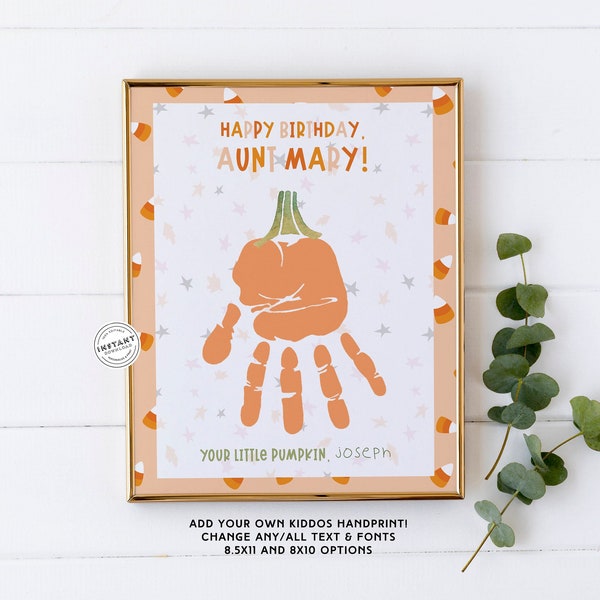 Halloween Handprint Craft - Etsy