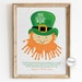 St. Patrick's Day Craft Leprechaun Beard Handprint - Etsy