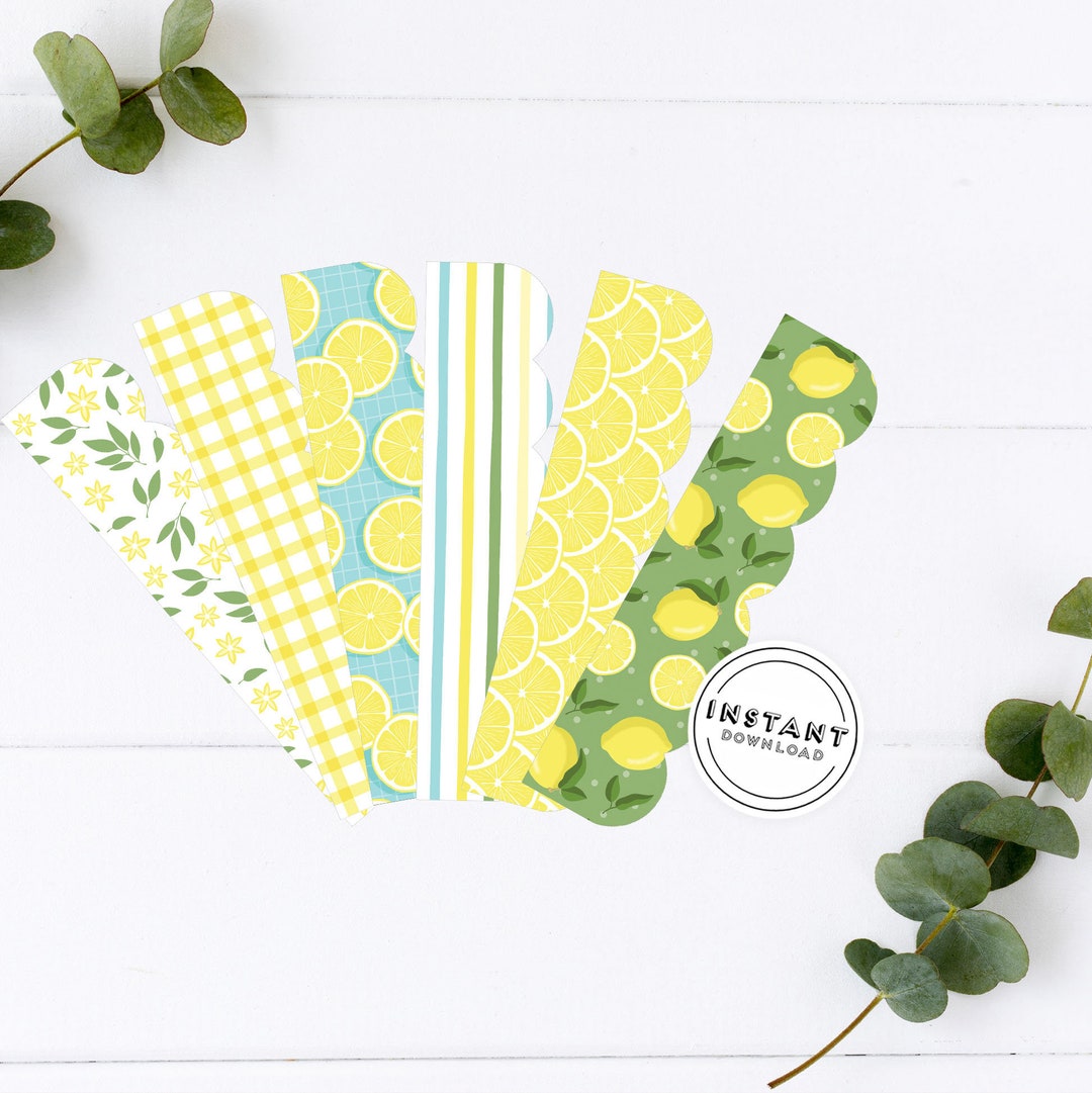 Lemon Classroom Bulletin Board Border | Printable Bulletin Board ...
