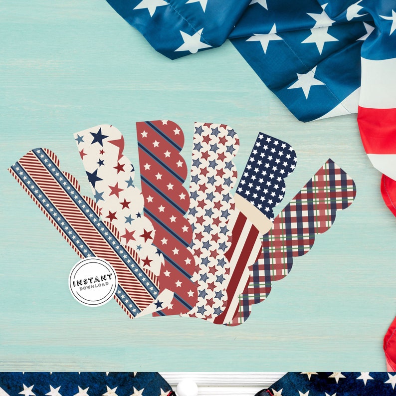 Americana Classroom Bulletin Board Border | Printable Bulletin Board ...