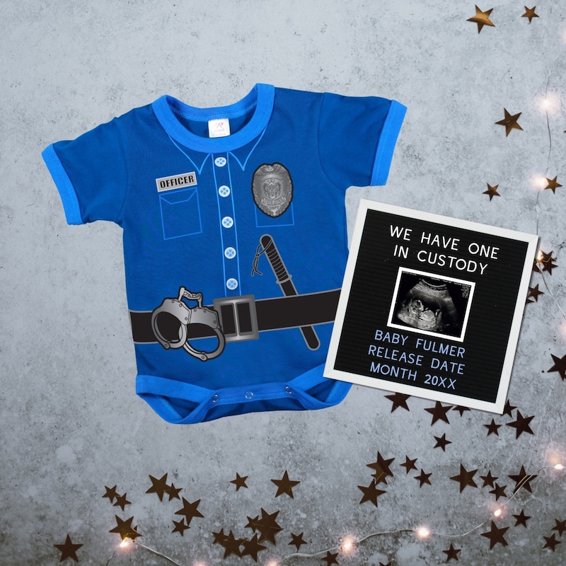 Police Baby Announcement - Etsy