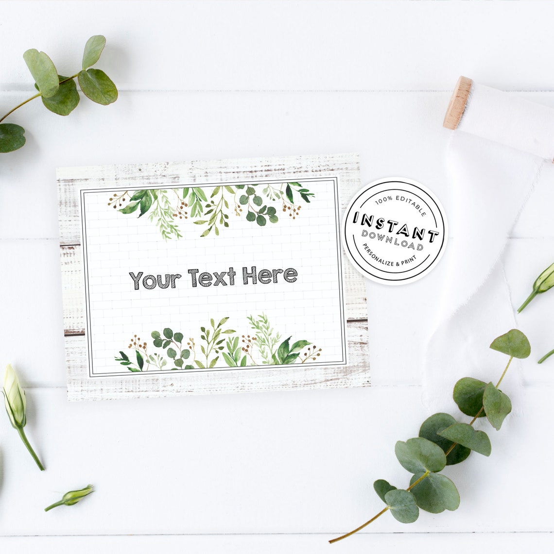 Custom Farmhouse 8.5x11 Sign | Editable Shiplap Classroom Sign | Rustic ...