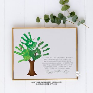 A Father is A Tree Happy Fathers Day Card From Multiple Kids | 2 or 3 ...