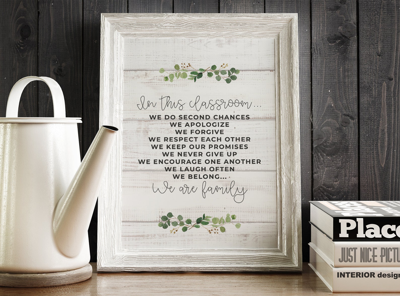 Classroom Family Teacher Poster Student Family Art Print - Etsy