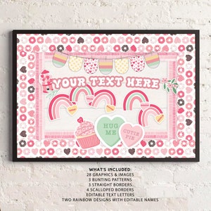 Sweet Valentine Bulletin Board Kit Bulletin Board Borders, Decor ...