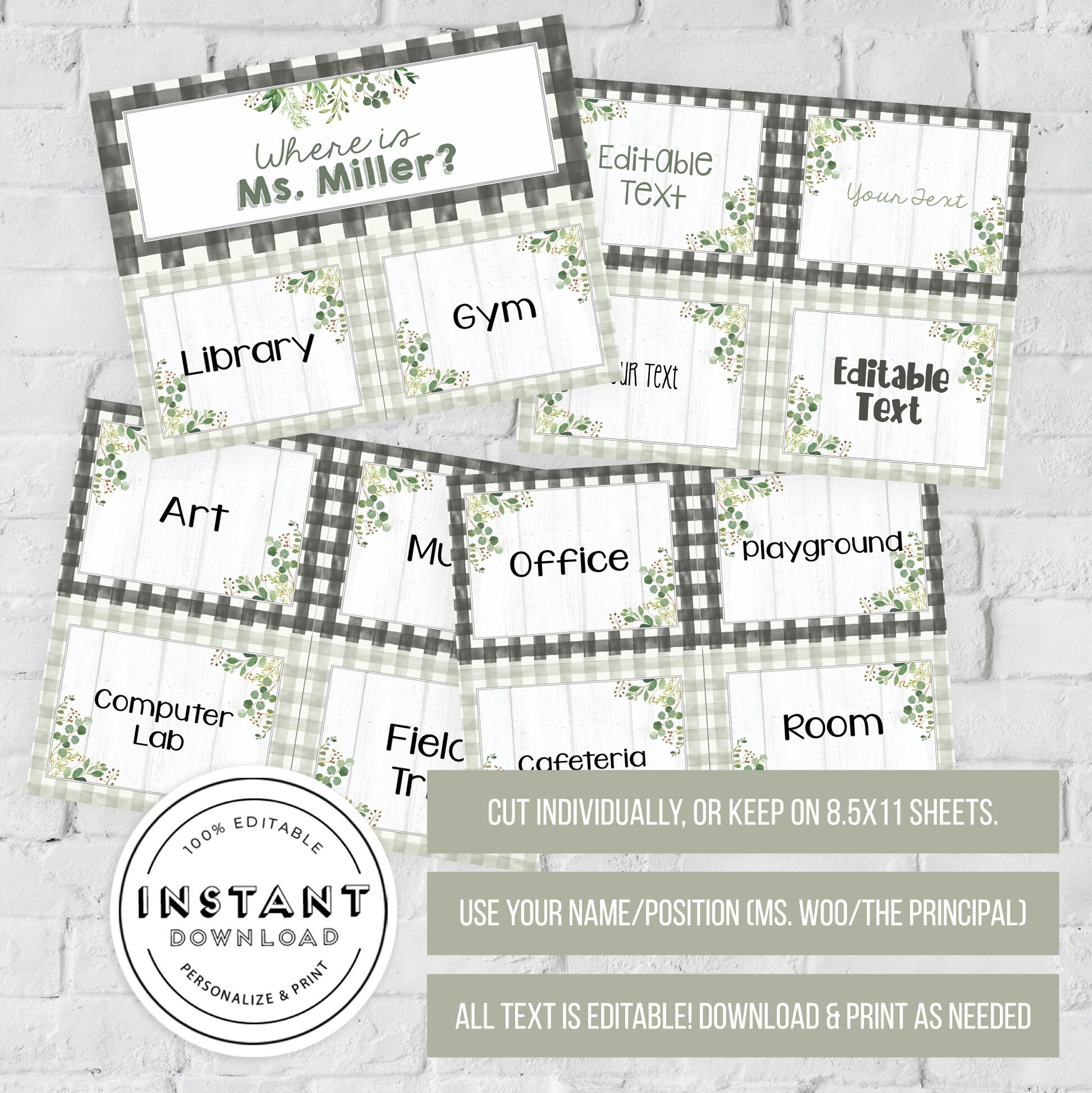 Where Are We Door Sign Farmhouse Classroom Theme Shiplap - Etsy