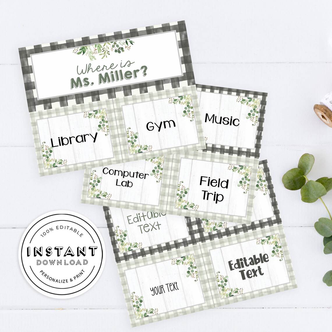 Where Are We Door Sign Farmhouse Classroom Theme Shiplap - Etsy