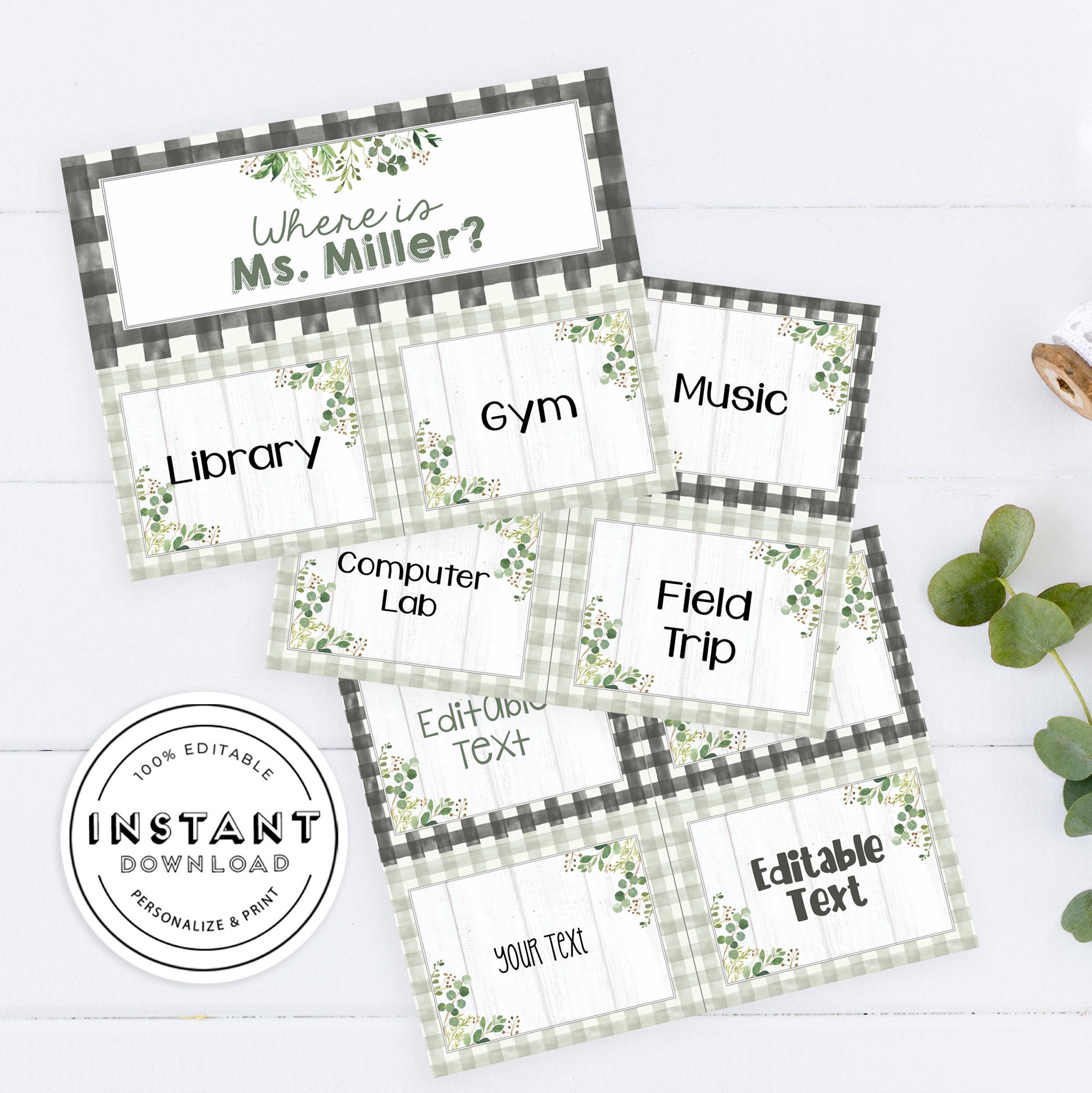 Where Are We Door Sign Farmhouse Classroom Theme Shiplap - Etsy