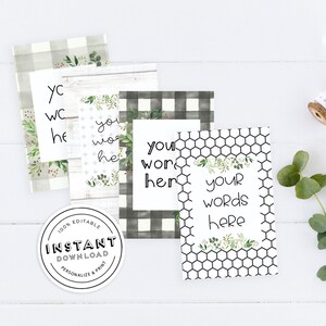 Set of 4 Farmhouse Classroom Hall Passes | Modern Farmhouse Teacher ...