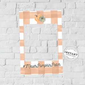 Halloween Photo Booth Frame | INSTANT DOWNLOAD Photo Prop | Farmhouse ...