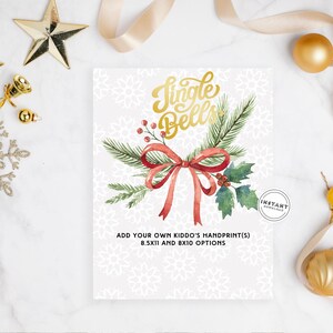 Jingle Bells Handprint Craft Christmas Handprint Activity for Kids ...