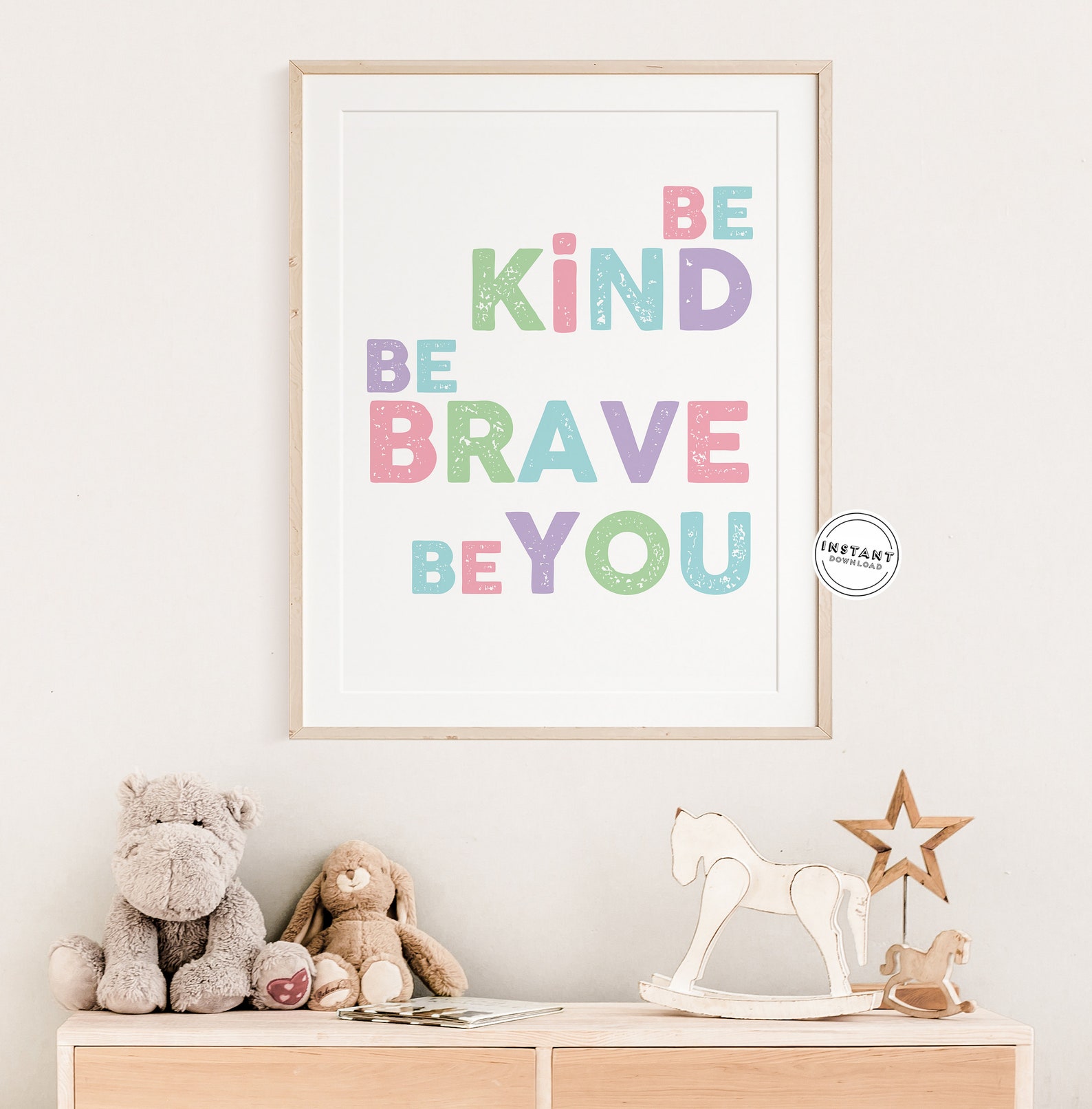 Set of 3 Girls Wall Art | Girl Empowerment Posters for Girls Bedroom ...