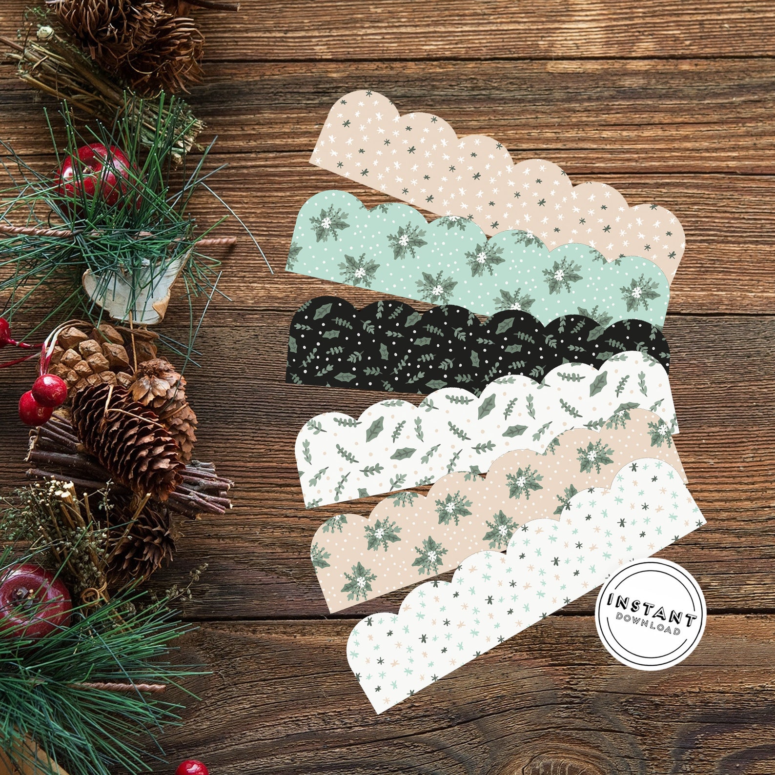 Winter Classroom Bulletin Board Border Printable Bulletin - Etsy