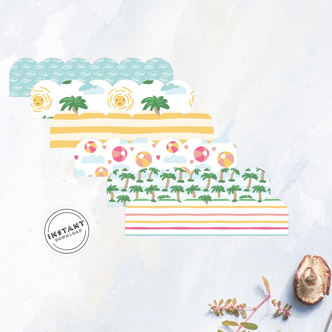 Fun Summer Classroom Bulletin Borders for Teachers Summer Time ...