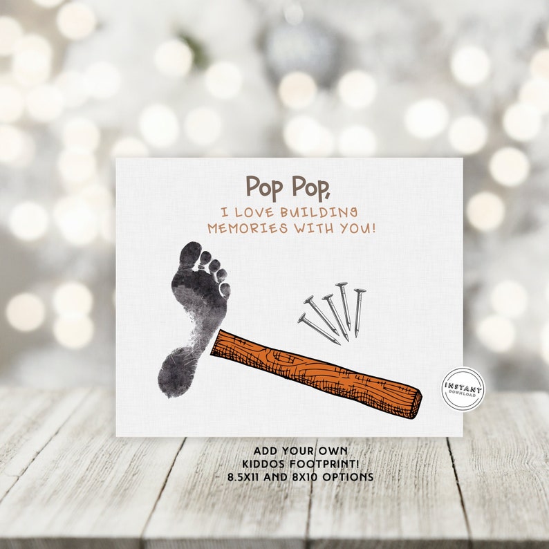 Pop Pop I Love Building Memories With You Fathers Day Print - Etsy