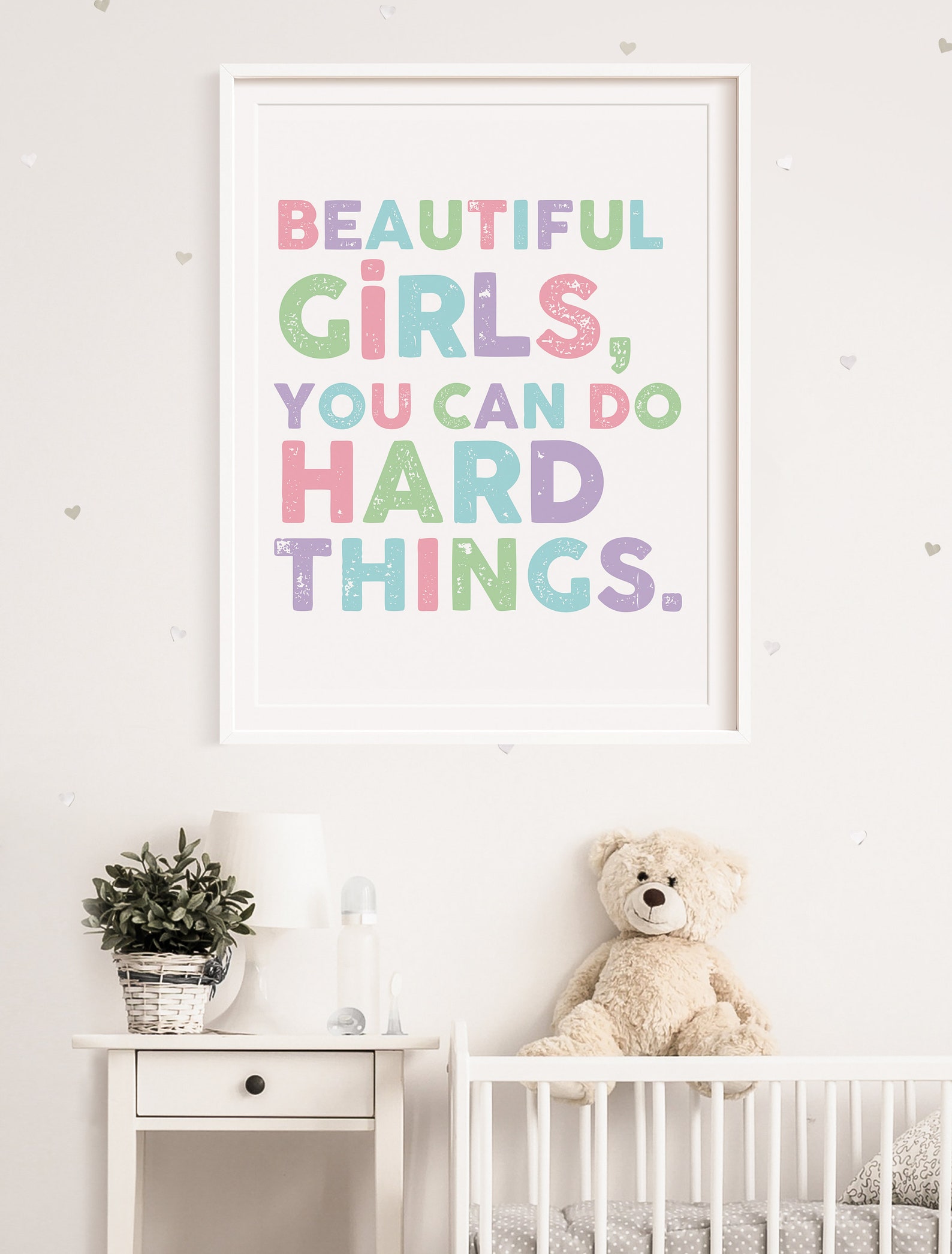 Set of 3 Girls Wall Art | Girl Empowerment Posters for Girls Bedroom ...