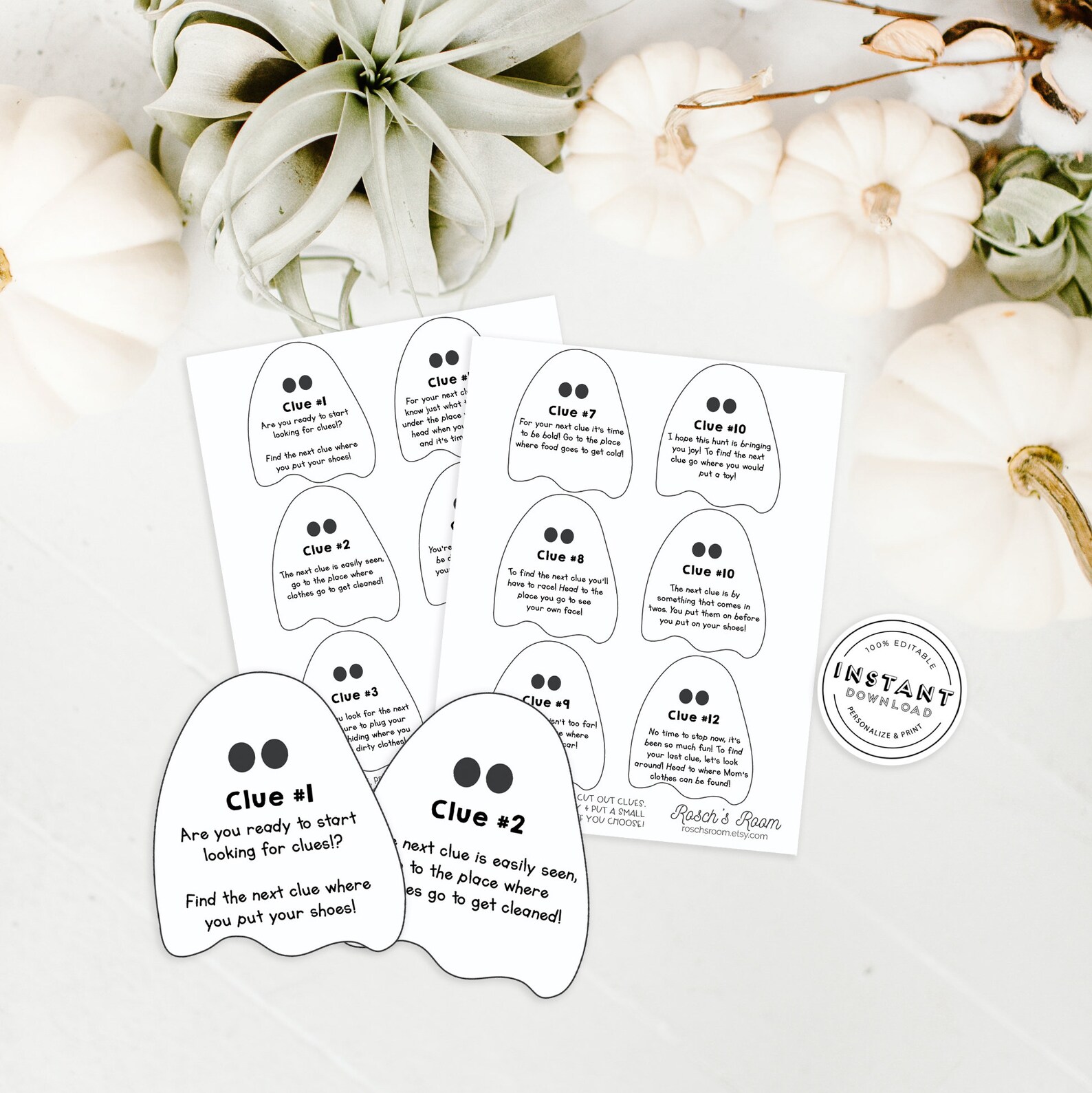 Halloween Scavenger Hunt for Kids at Home Holiday Treasure Hunt ...