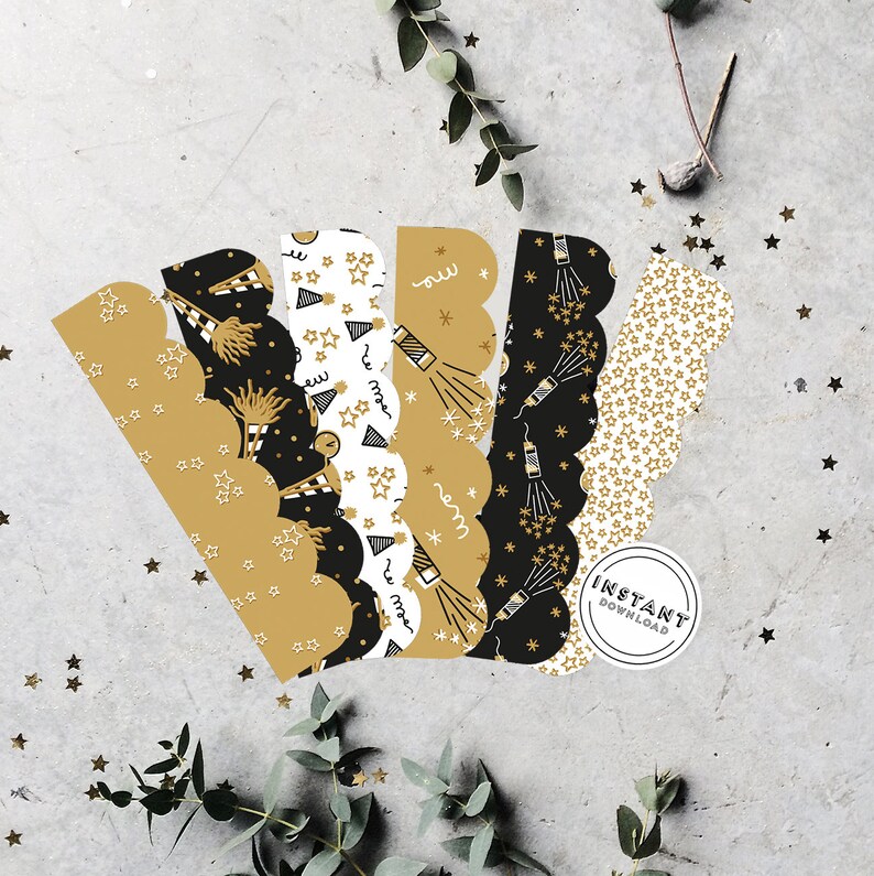 New Years Classroom Bulletin Board Border | Printable Bulletin Board ...