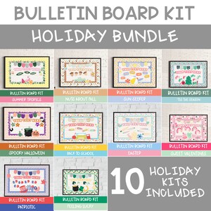 Mega Holiday Bulletin Board Kit Bundle 10 Bulletin Board Kits With ...