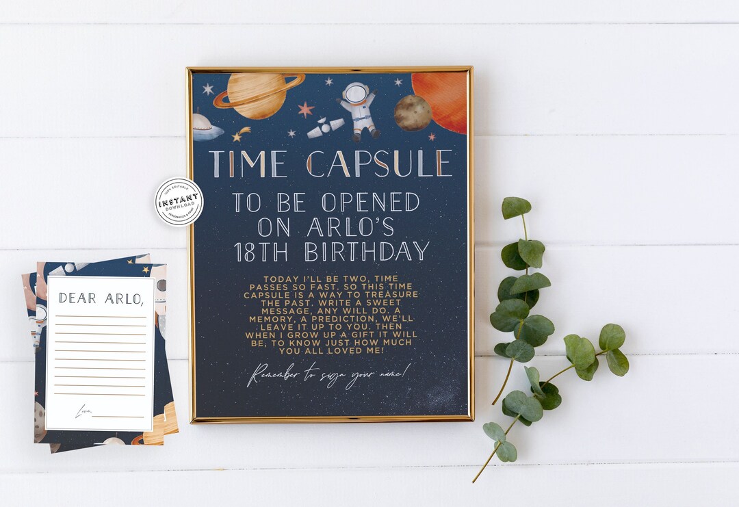 Two the Moon Time Capsule | to Be Opened on 18th Birthday | Birthday ...