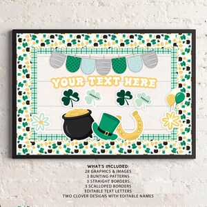 Feeling Lucky Bulletin Board Kit Bulletin Board Borders, Decor, Letters ...
