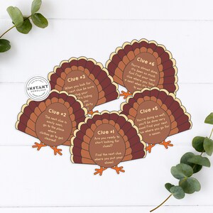 Thanksgiving Scavenger Hunt for Kids | at Home Holiday Treasure Hunt ...